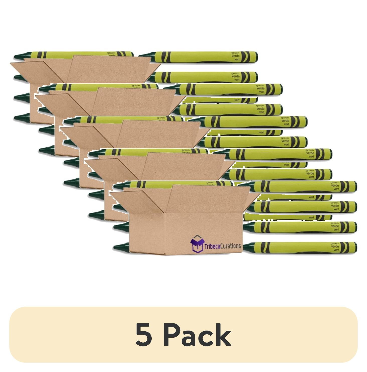 (5 pack) Green Crayon Bulk Value Pack | 100 Count - Walmart.com