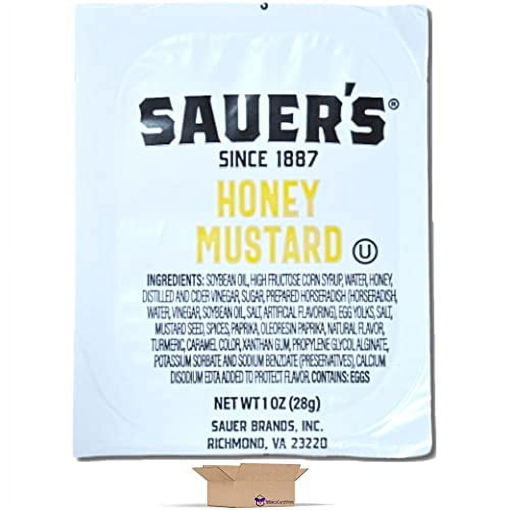Sauer's Honey Mustard Individual Single Serve Cups Value Pack Bundle ...
