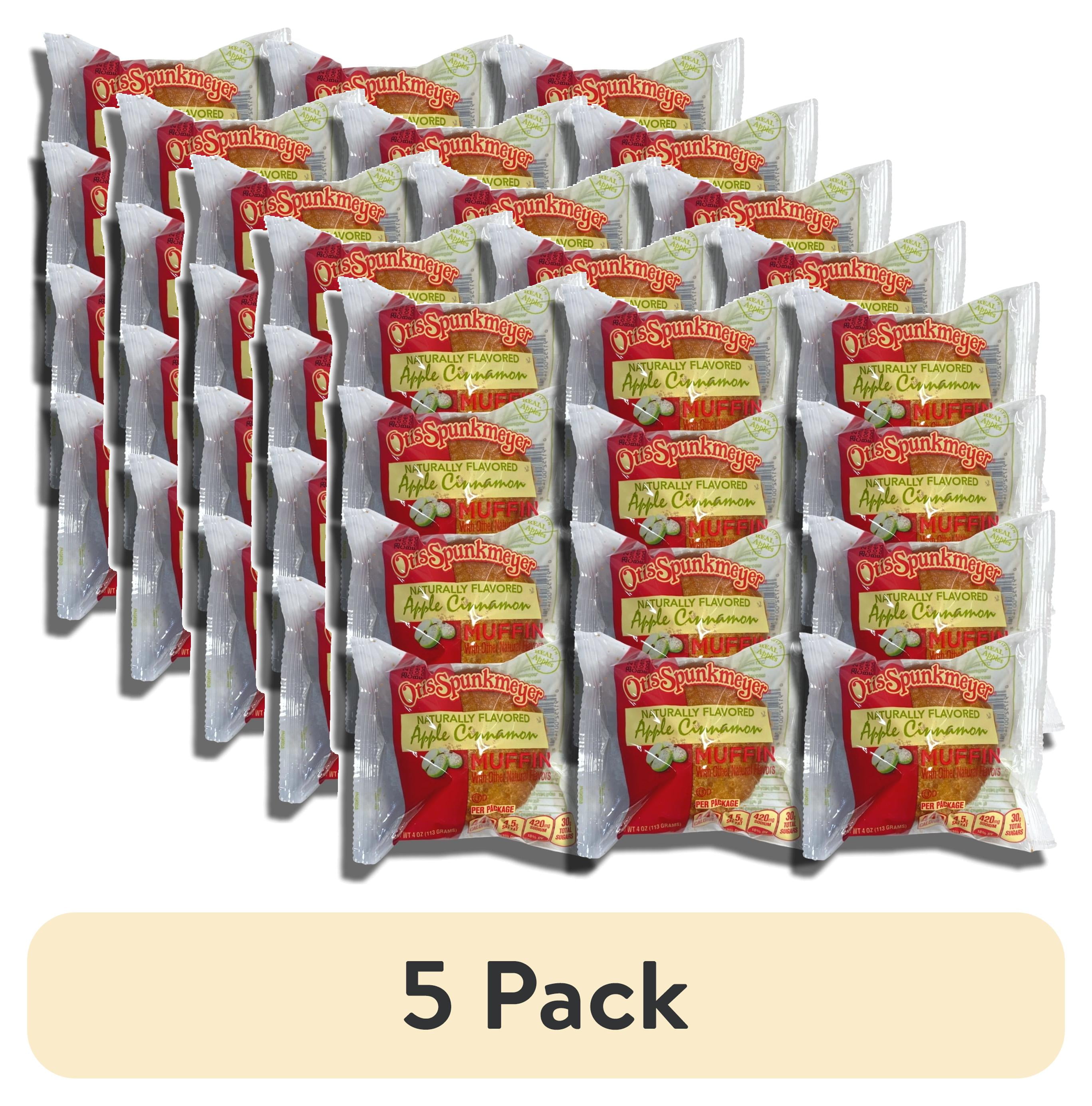 (5 pack) Individually Wrapped Apple Cinnamon Muffins by Otis Spunkmeyer ...