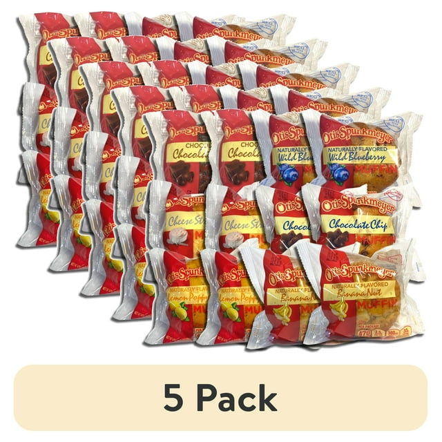 (5 pack) Individually Wrapped Muffins by Otis Spunkmeyer Includes ...
