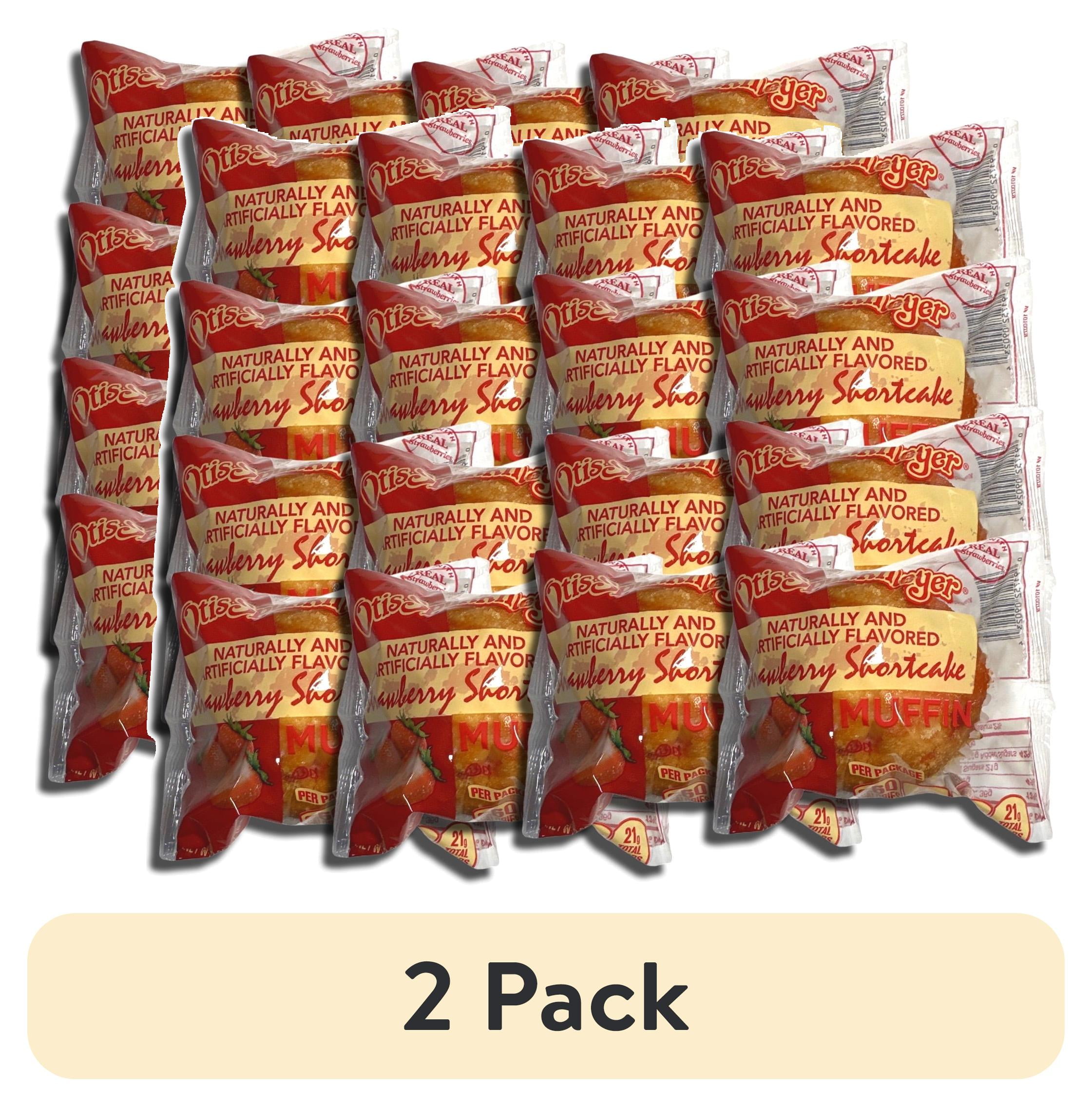 (2 pack) Individually Wrapped Strawberry Shortcake Muffins Baked by ...