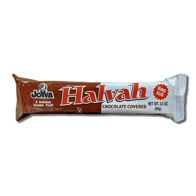 Joyva King Size Chocolate Covered Halvah Bars Bulk Value Pack | 3.5 ...