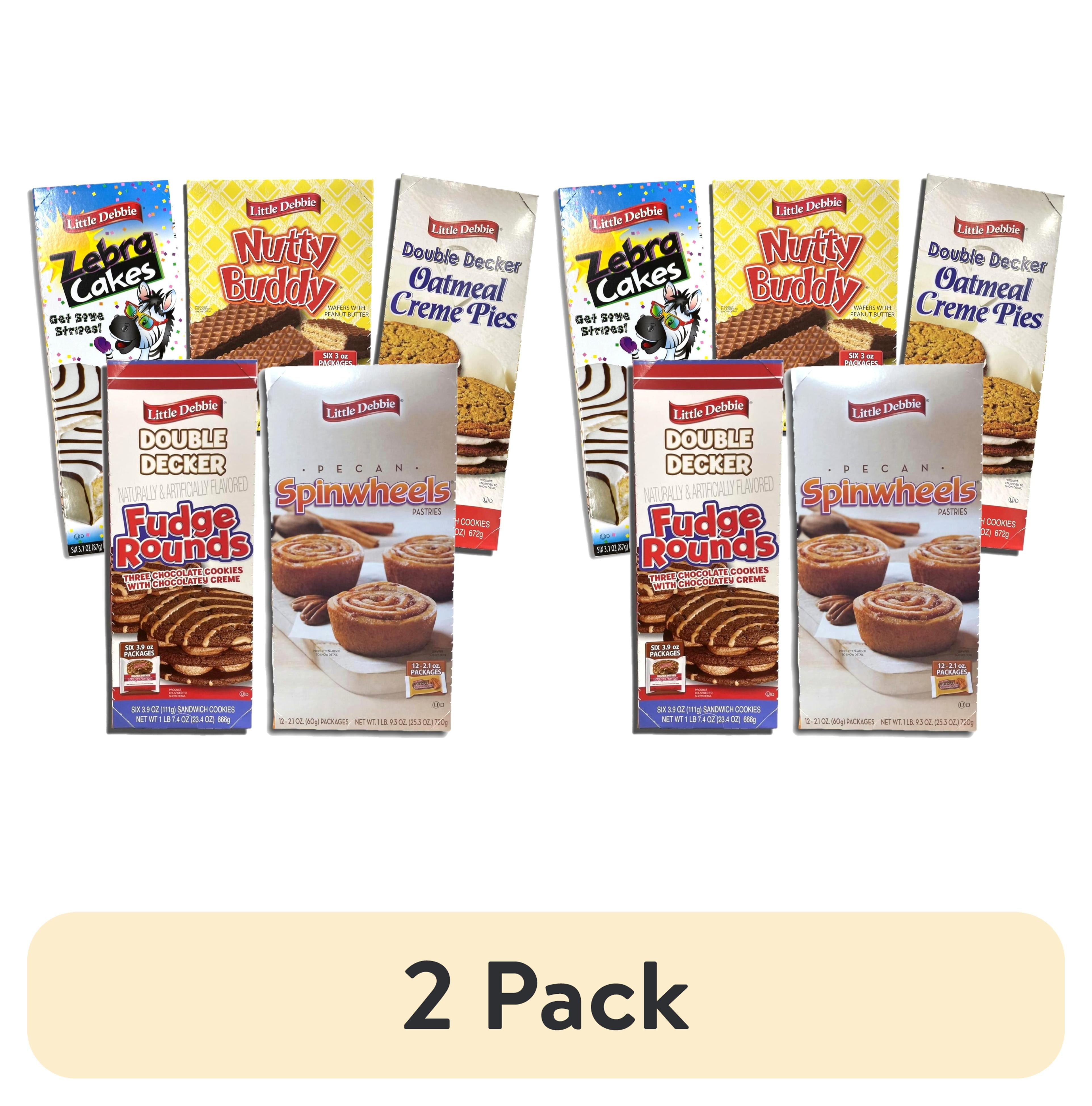(2 pack) Little Debbie Mega Sized Cakes Variety Packs | 5 Unique Treats ...