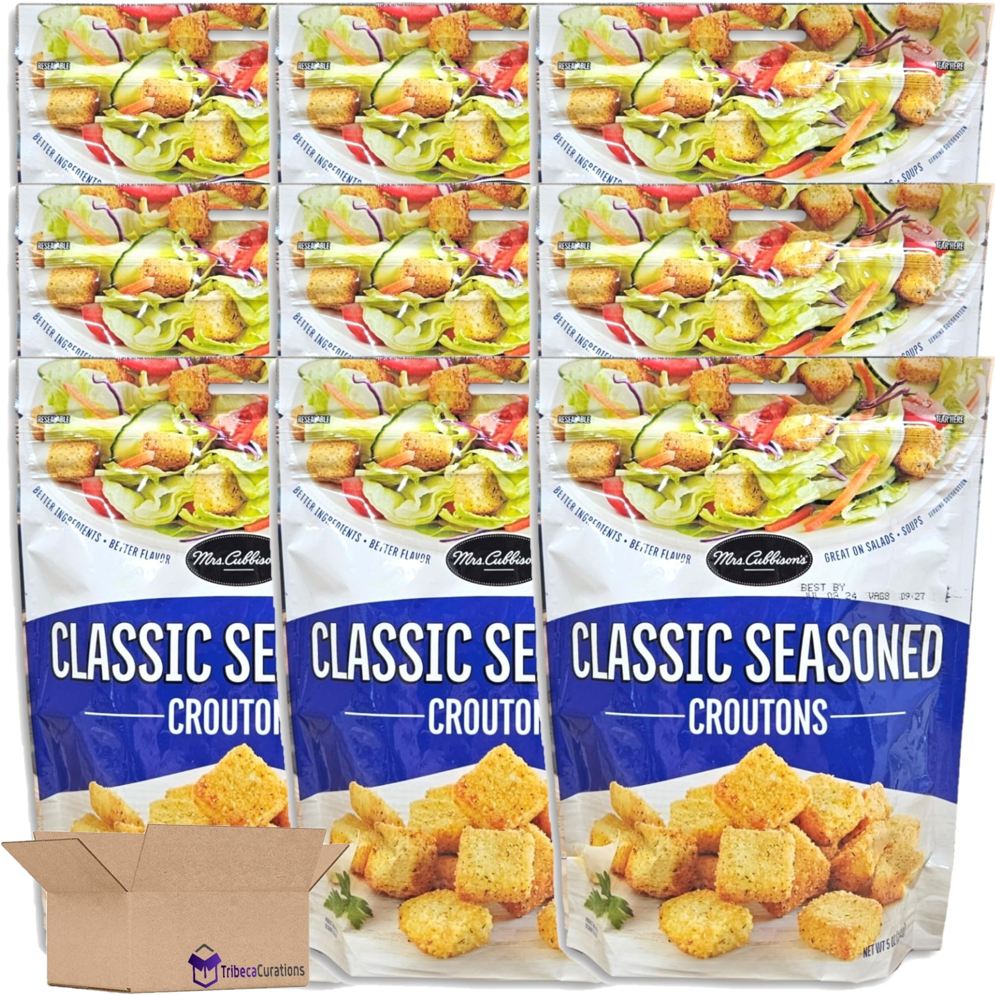 Mrs. Cubbison's Classic Seasoned Croutons Value Pack | 5 Ounce ...