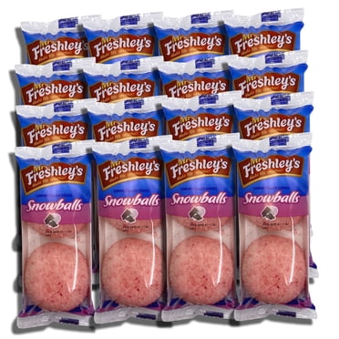 Mrs. Freshley's Snowball Snack Cake 2-packs | 8 Count (16 Pieces ...