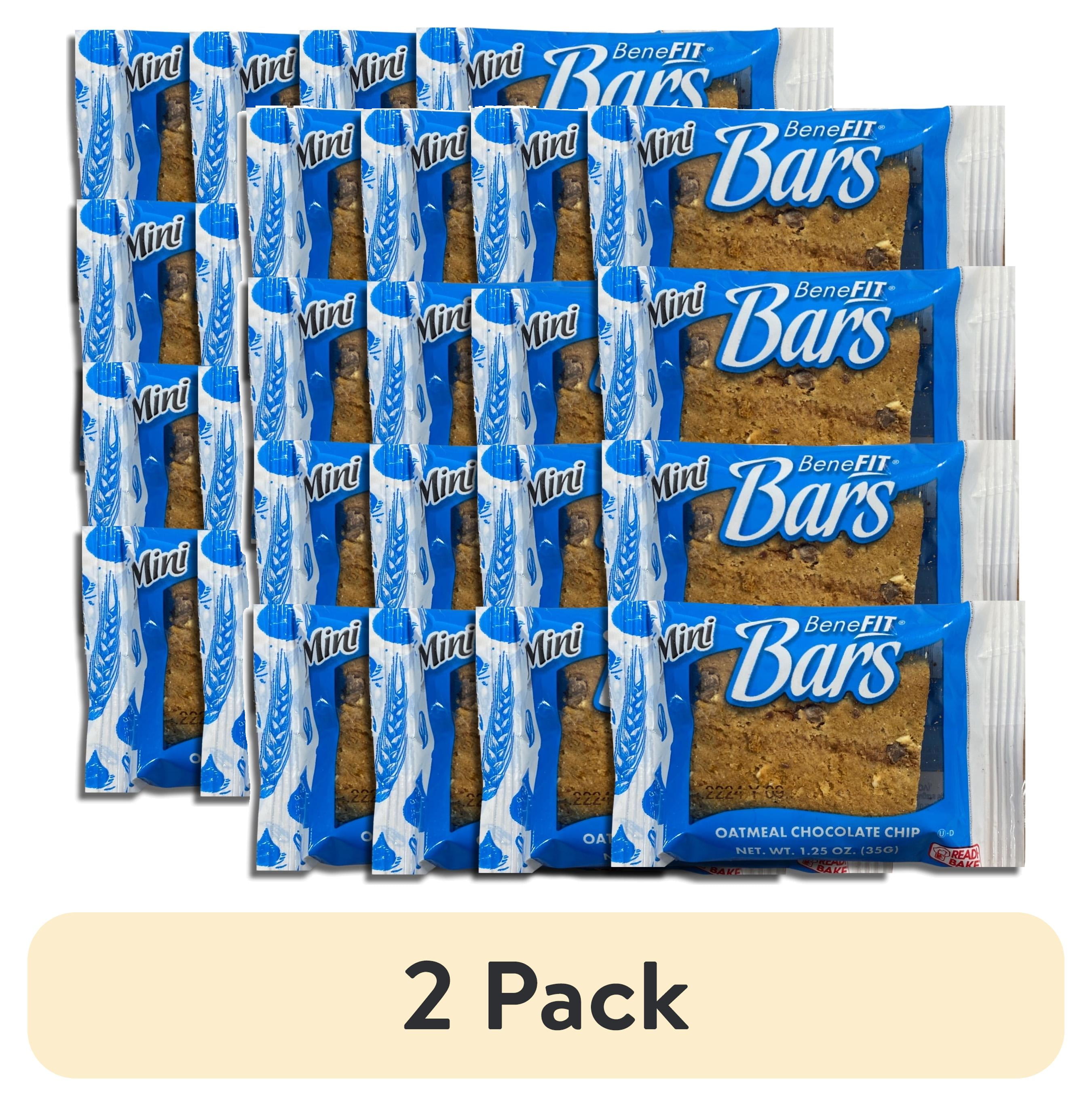 (2 pack) Oatmeal Chocolate Chip Mini Benefit Bars by Readi-Bake 1.25 ...