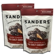 Sanders Specialty Gourmet Dark Chocolate Covered Sea Salt Caramels ...