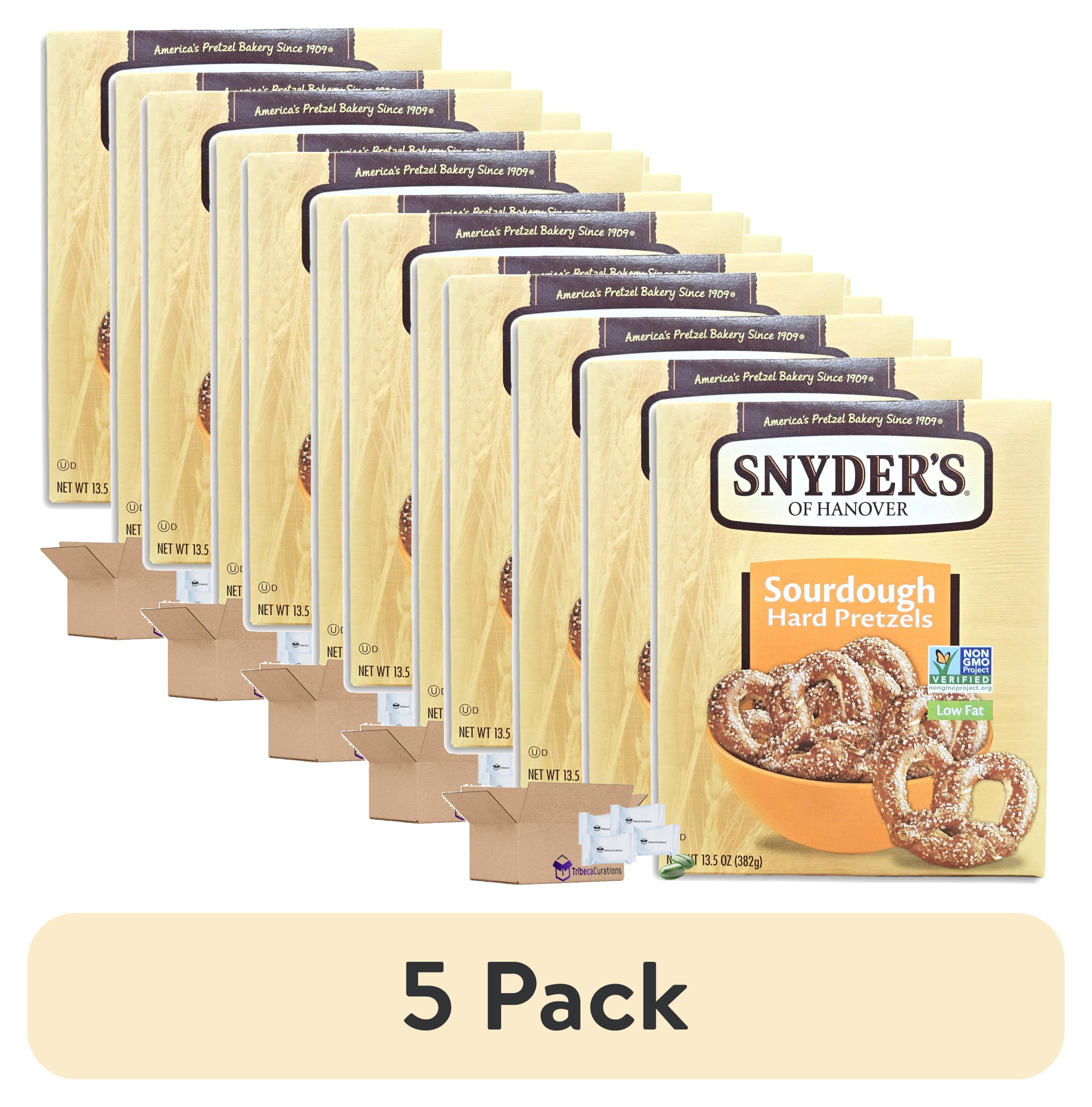(5 pack) Snyder's of Hanover Sourdough Hard Pretzel Boxes Value Pack ...