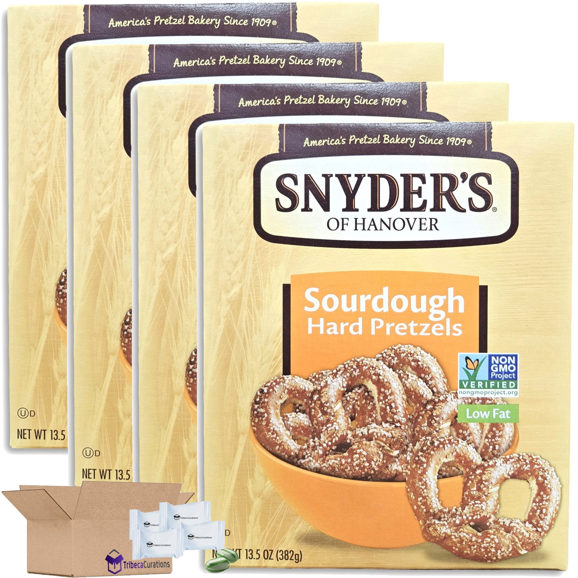 Snyder's of Hanover Sourdough Hard Pretzel Boxes Value Pack | 13.5 Oz ...
