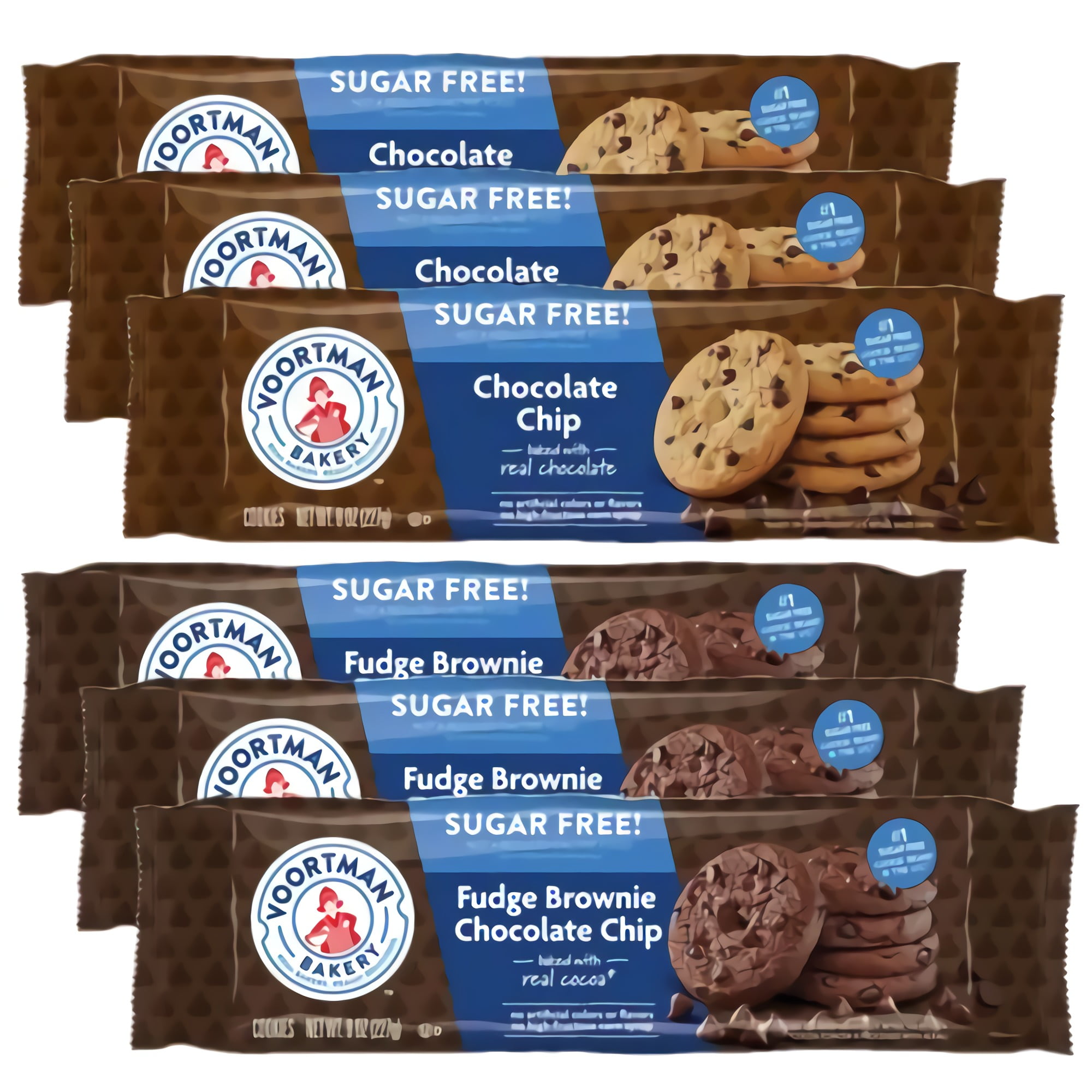 Voortman Sugar Free Brownie and Chocolate Chip Cookies by Voortman ...