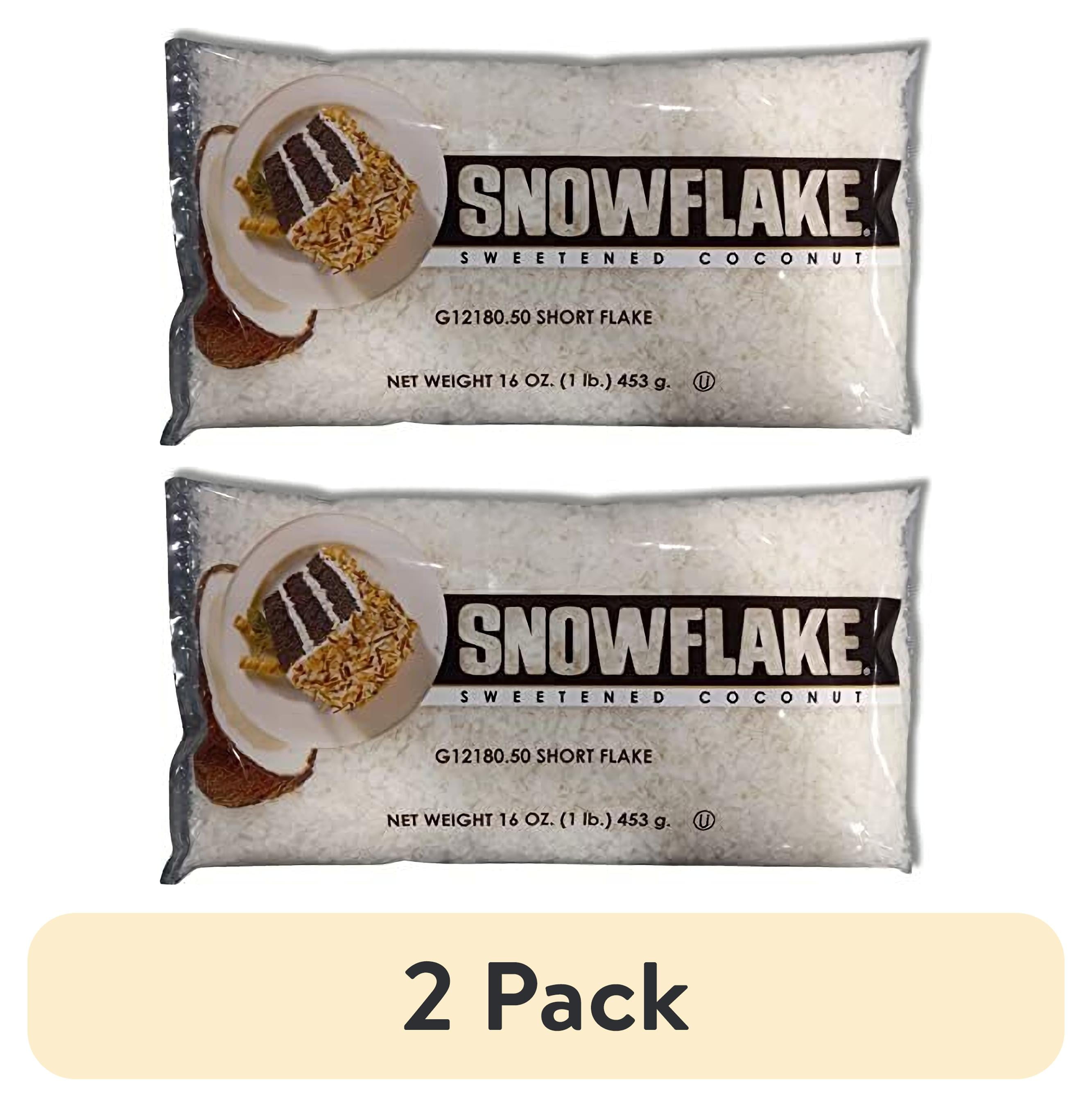 (2 pack) Sweetened Coconut Bulk Value Pack | 16 Ounce Bag | Short Flake ...