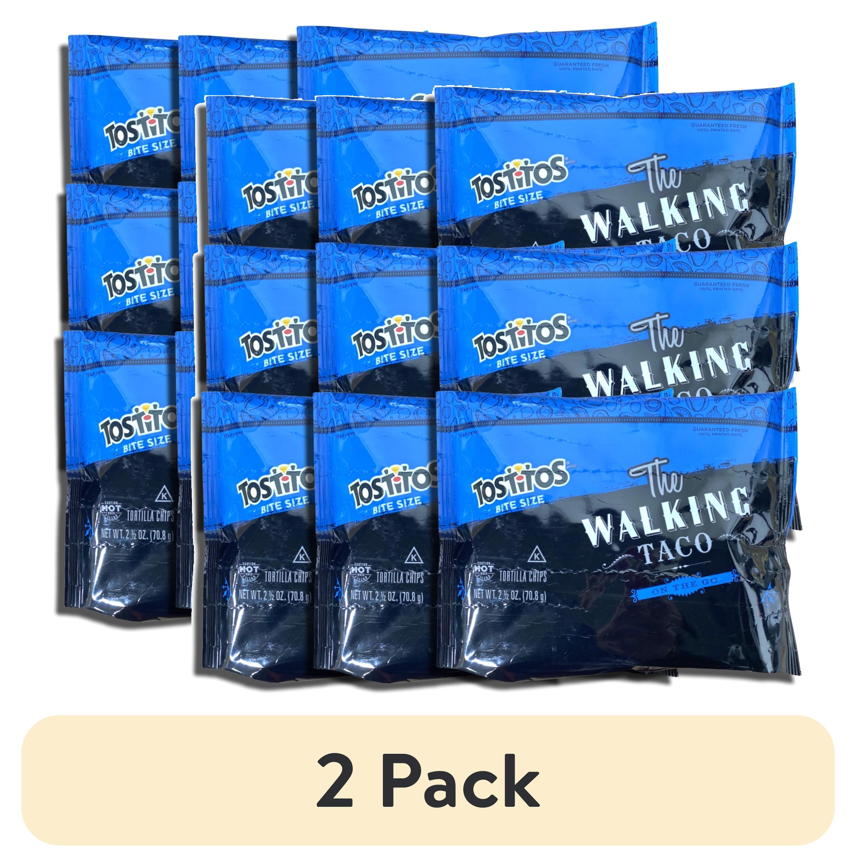 (2 pack) The Walking Taco Tortilla Chips Bite Size 2.5 Oz Bag | Value ...