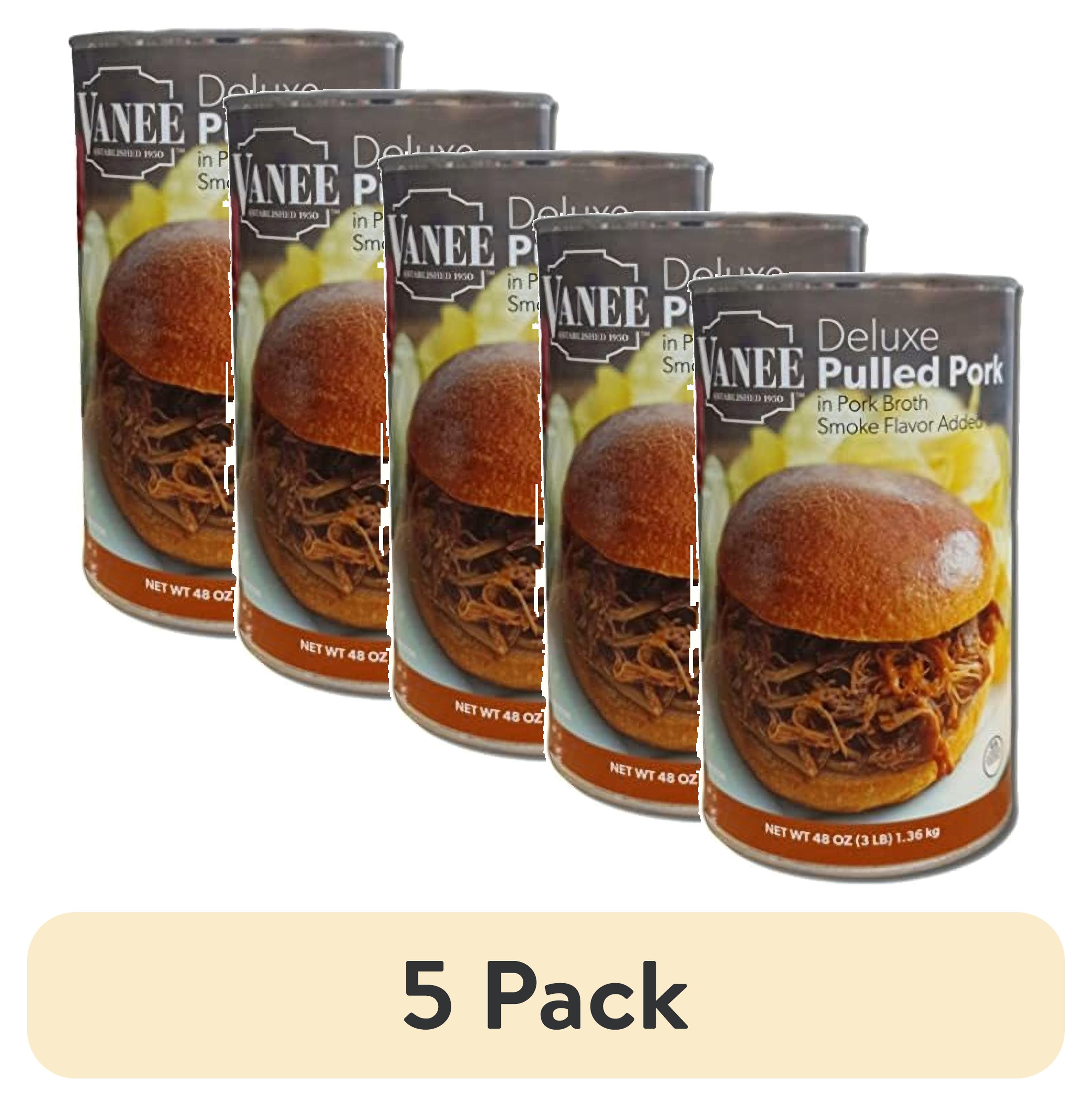 (2 pack) Vanee Deluxe Pulled Pork Value Pack | 48 Ounce Can | Pack of 2 ...