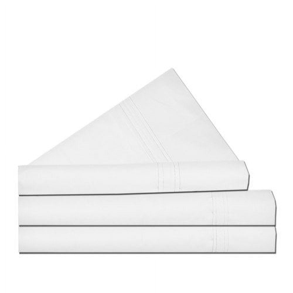 Tribeca Living, Crisp and Smooth Cotton Percale Solid Sheets and ...