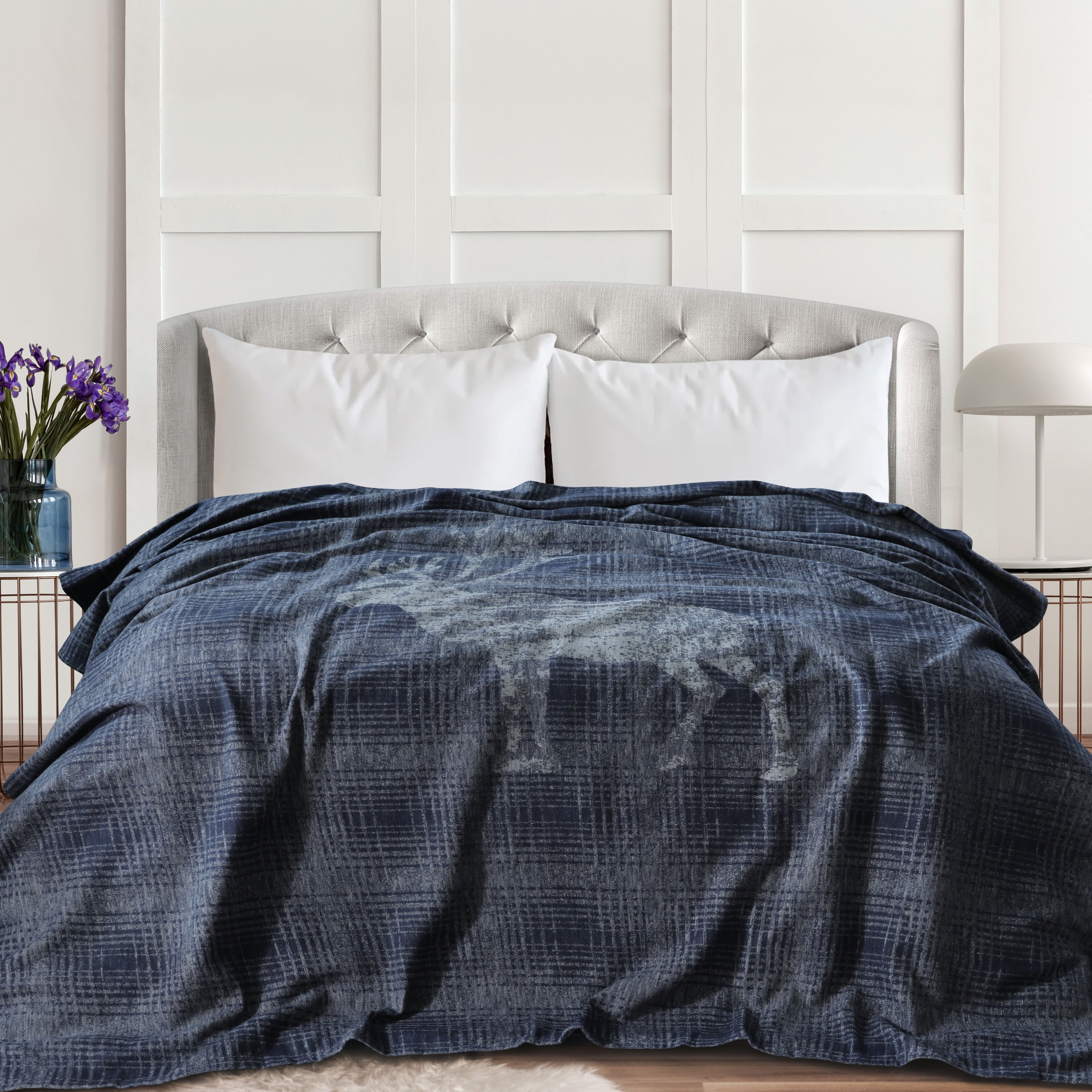 Tribeca Living German Yarn Dyed Organic Cotton Soft and Cozy Oversized ...