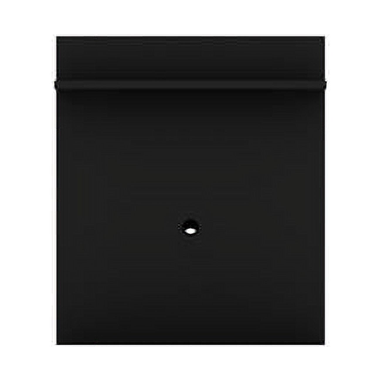 Tribeca Mid-Century Modern TV Panel with Overhead Decor Shelf in Black ...