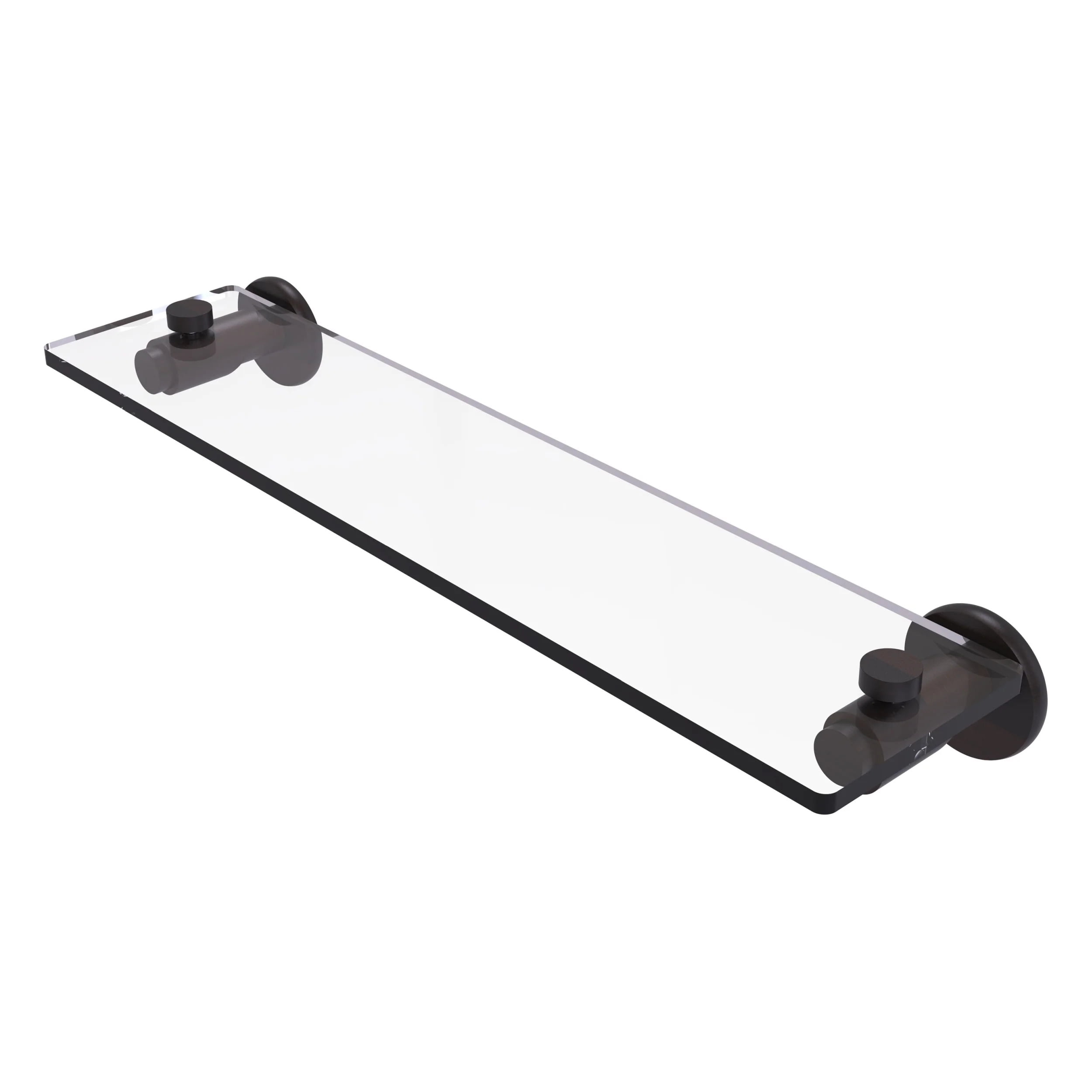 Tribecca Collection Glass Vanity Shelf with Beveled Edges - Venetian ...