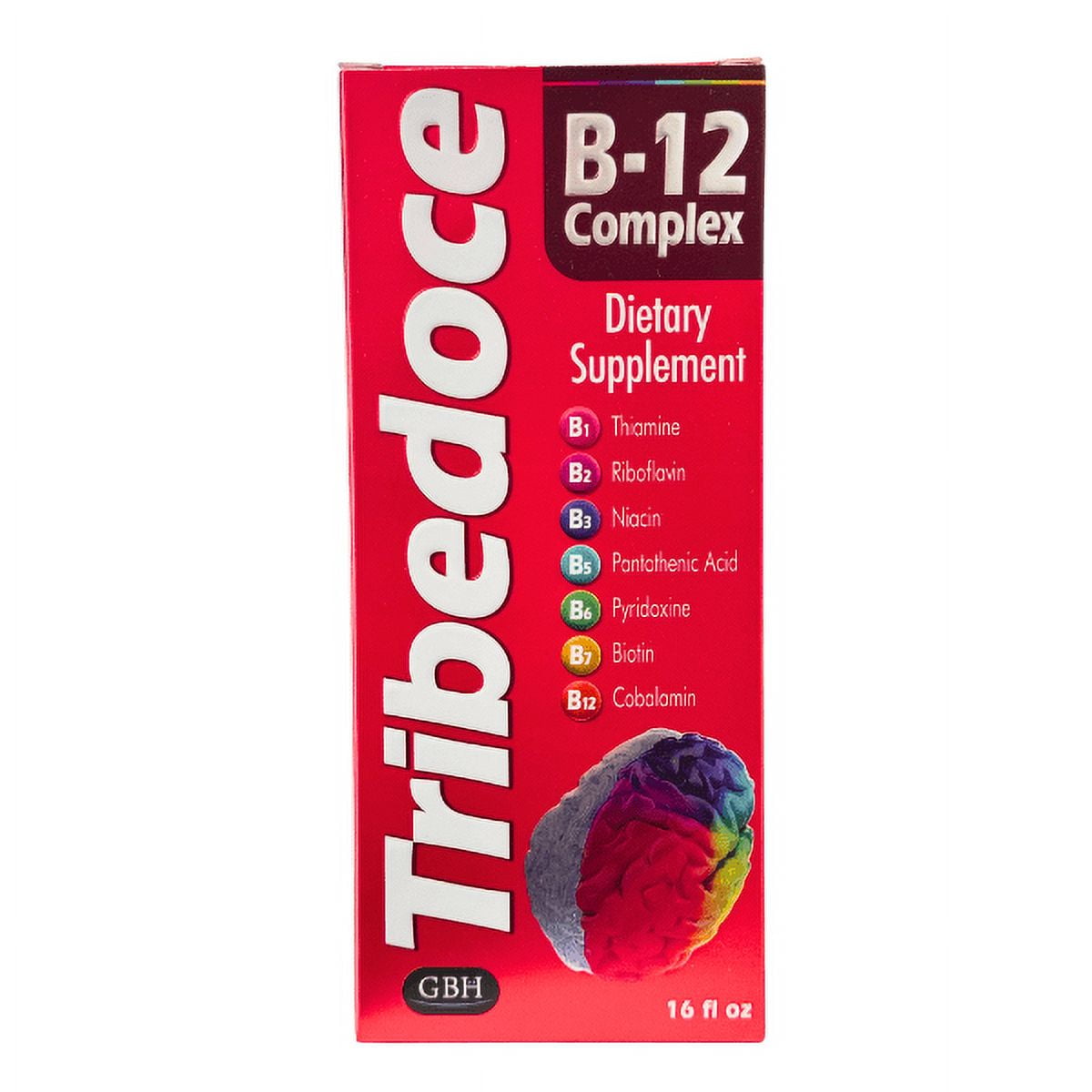 Tribedoce B-12 Complex Liquid Dietary Supplement (16oz) Bottle- For ...