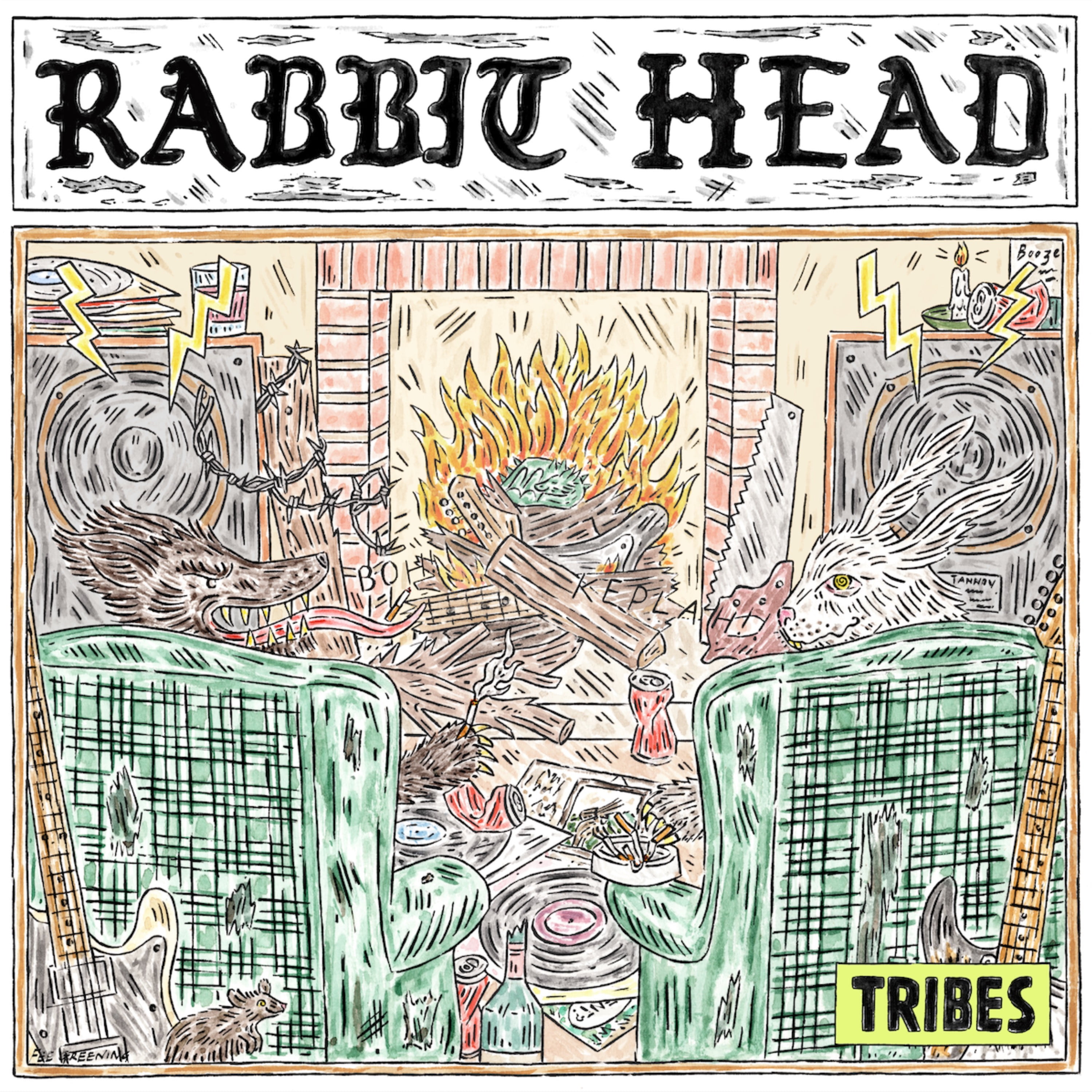 Tribes - Rabbit Head - Glow In the Dark - Music & Performance - Vinyl ...
