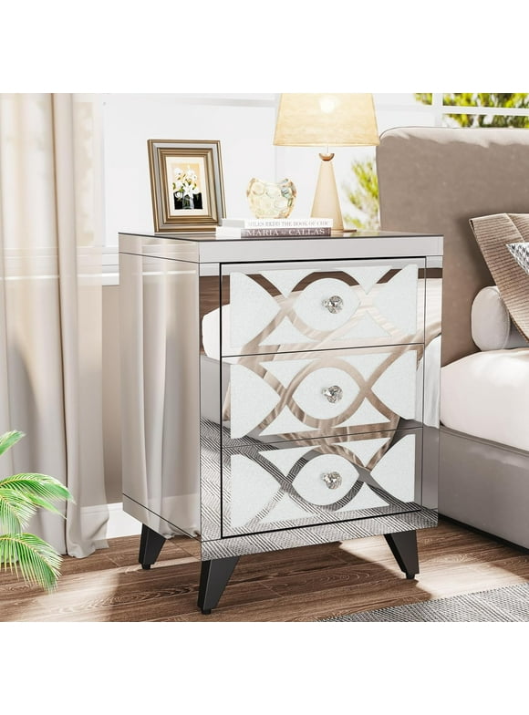 Mirrored Nightstands in Nightstands - Walmart.com