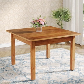 Finmind 39.4 Inches Square Dining Table for 2-4 People (Chairs Not ...