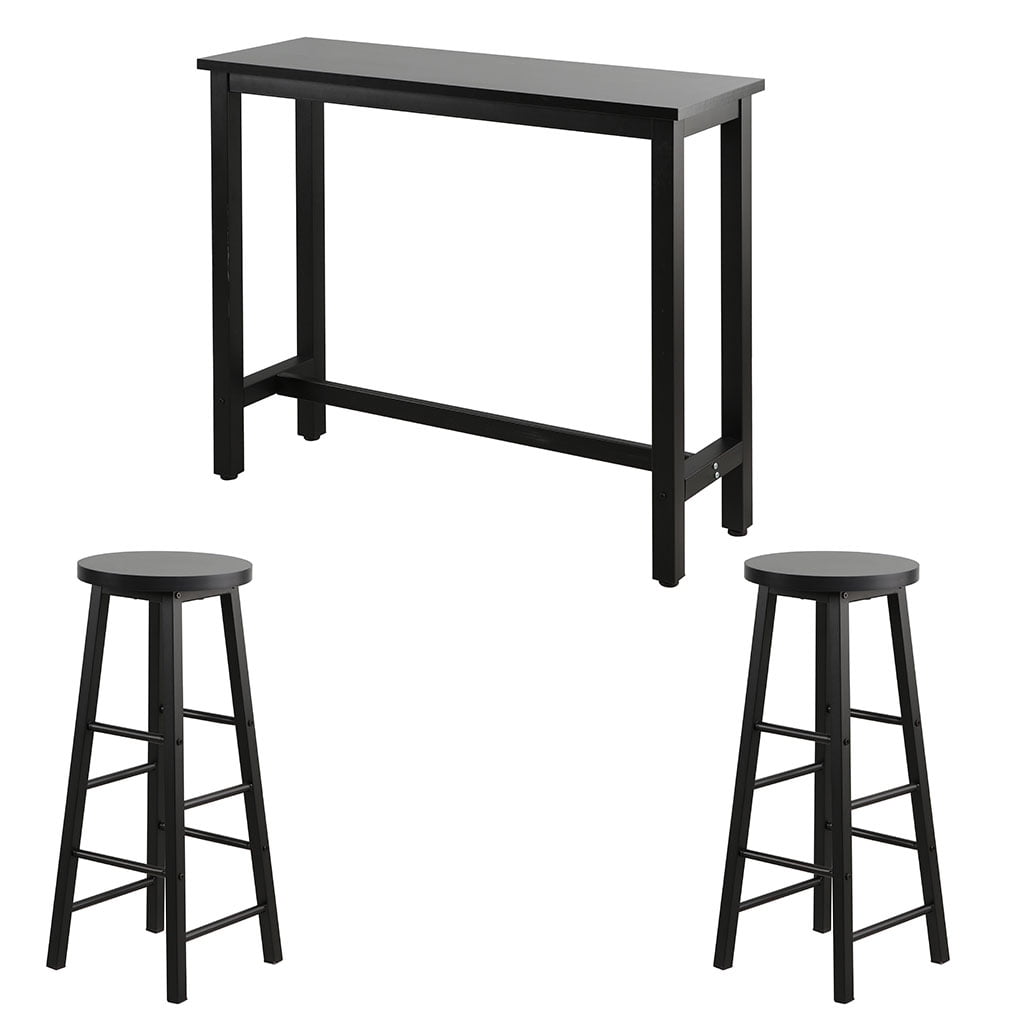 Tribesigns 3pcs Pub Table Set Home Furniture Counter Height Dining ...