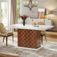 Tribesigns 47-Inch Dining Table for 4, Modern Kitchen Table ...