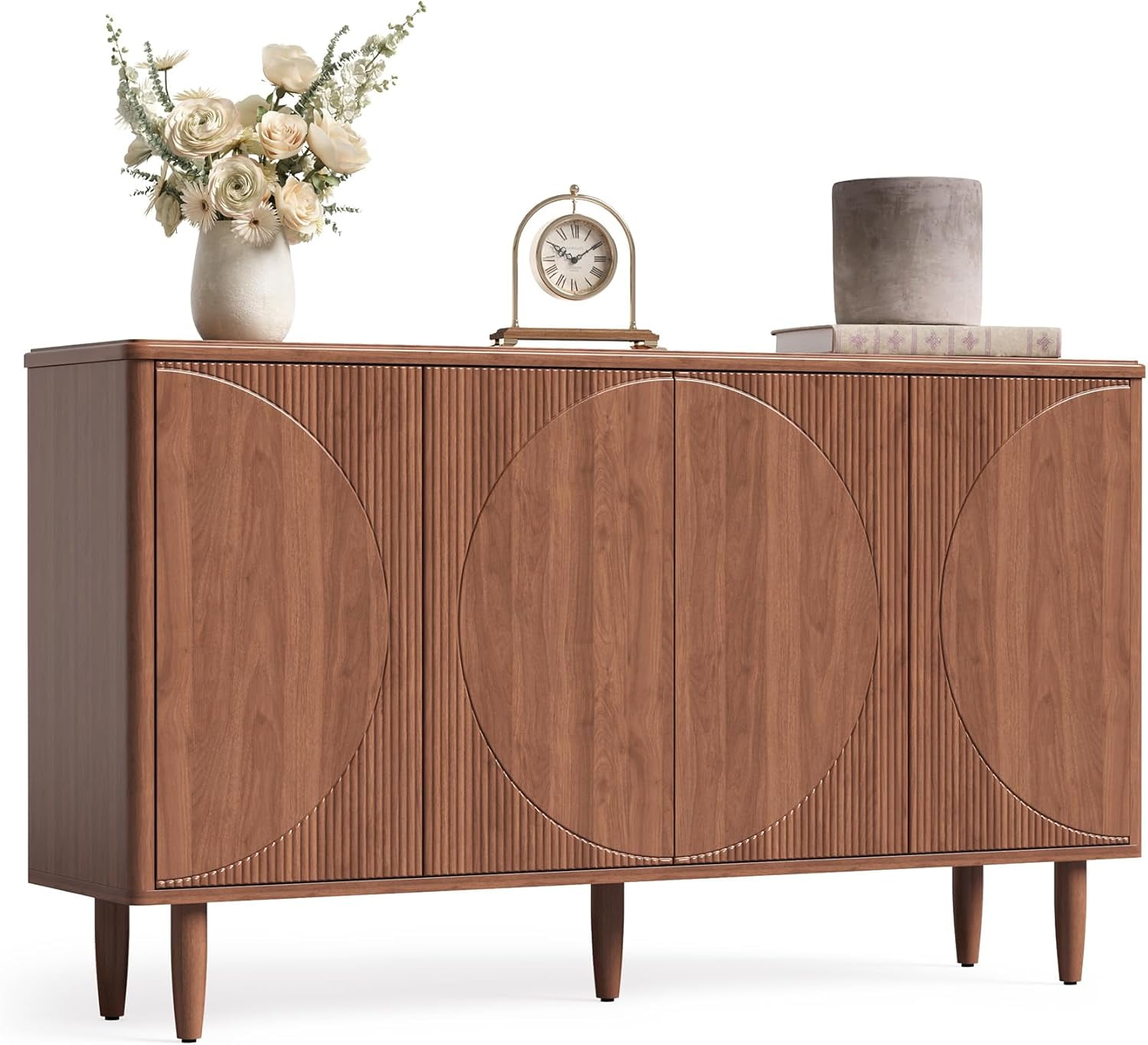 Tribesigns 59-Inch Sideboard Buffet Cabinet with Storage for Dining ...