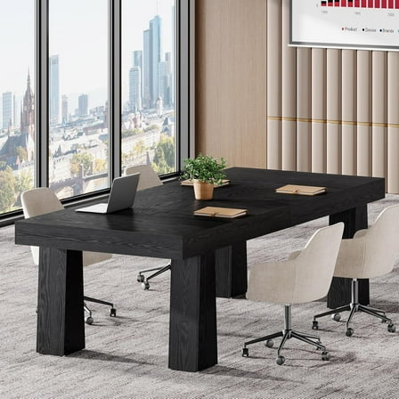 Tribesigns 6.5ft Conference Table for 6-8 Person, Rectangular Large ...