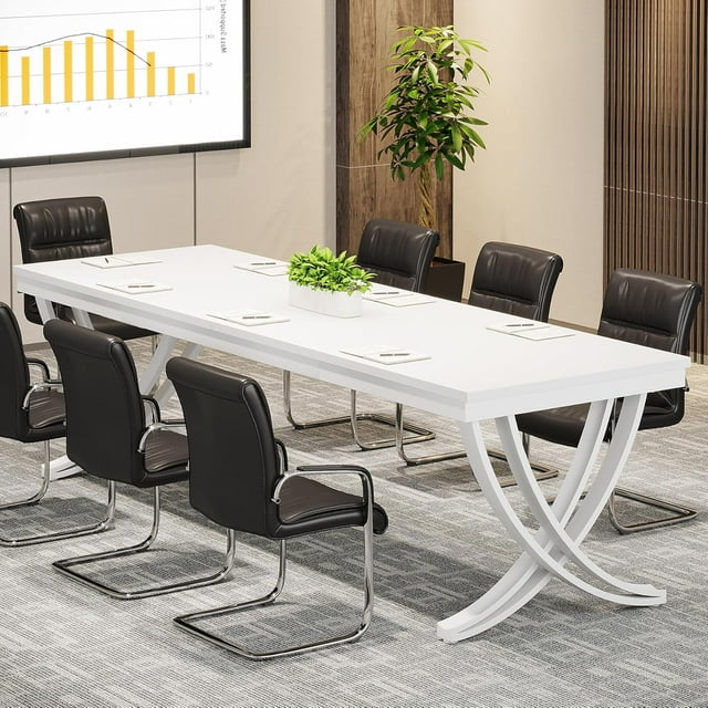 Tribesigns 6.5 FT Conference Table for 6-8 People, 78 inch Long ...