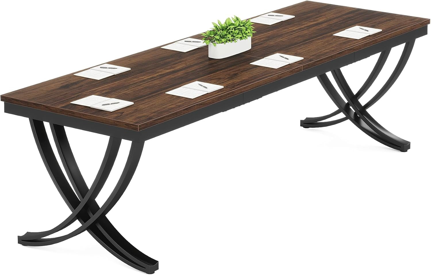 Tribesigns 6.5FT Conference Table for 6-8 People, 78 inch Long ...