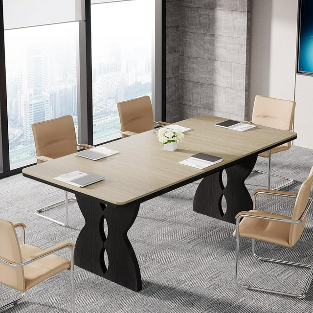 Tribesigns 6 FT Large Conference Table for Office, 70.87-Inch Modern ...