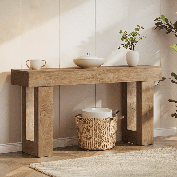 Extra Long Sofa Console Table for Entryway Living Room, 78-Inch ...