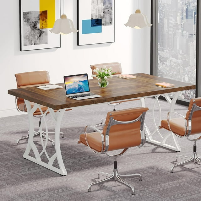 Tribesigns 6FT Conference Table, 62.99" L x 31.49" W x 29.52" H ...