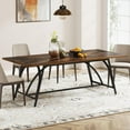 Tribesigns 70.8-Inch Extra Long Dining Table for 6, Roomy Rectangle ...