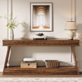 Tribesigns 70.87-Inch Console Table, Narrow Entryway Table with Storage ...