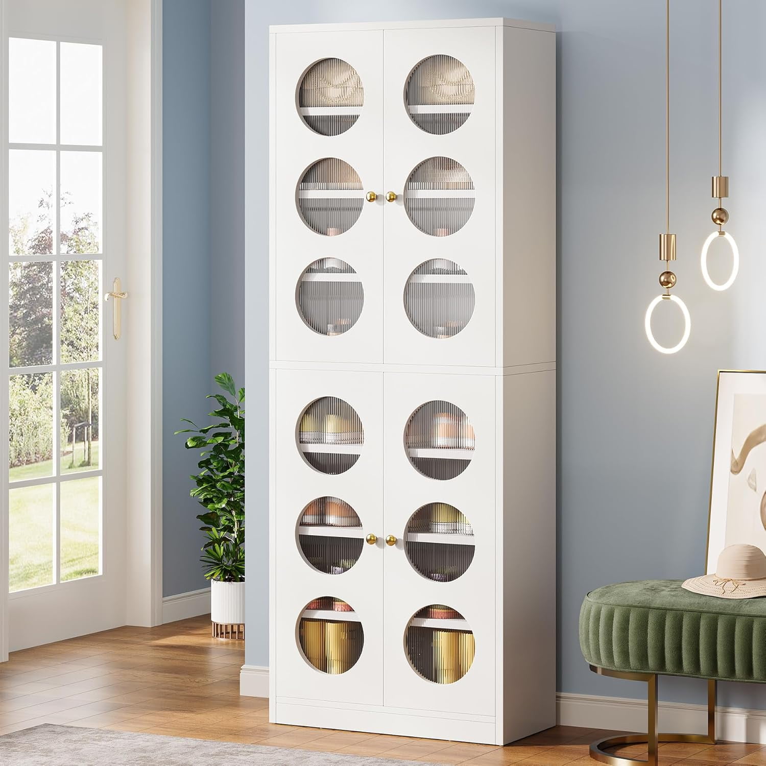 Tribesigns 70.87" Tall Shoe Cabinet Storage for Entryway, 8-Tier White ...