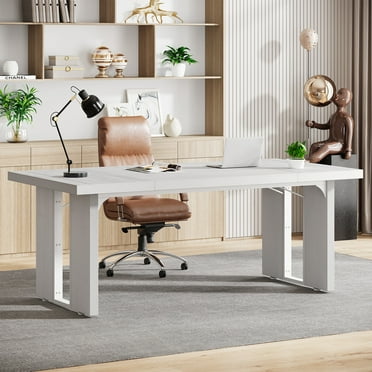 Tribesigns Modern Executive Desk, 70.9" Large Office Computer Desk ...
