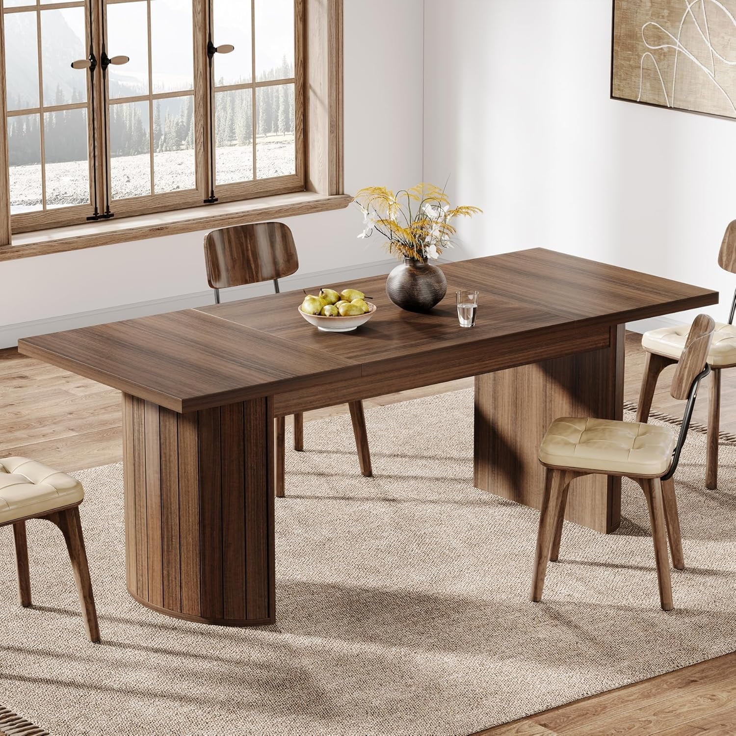 Tribesigns 78.7" Extra Long Dining Table for 6-8 People, Large ...