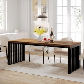 Coewske Wooden Extendable Dining Table, 63''-79'', Modern Rustic ...