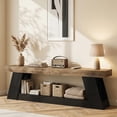Tribesigns 82.6 Inch TV Stand with Storage for TVs up to 85 ...