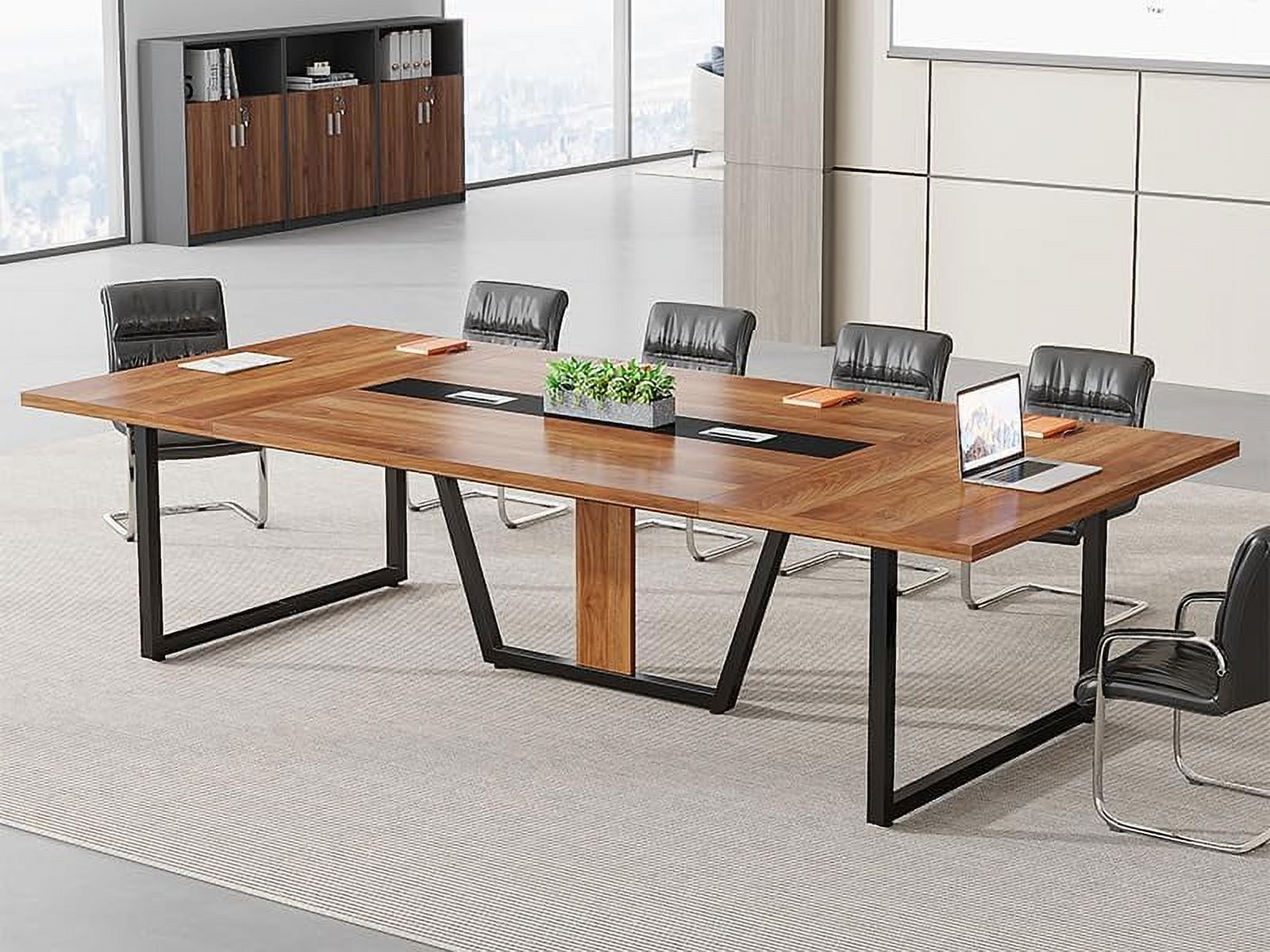 Sturdy Conference Table With Cable Management Grommets By Ahliss ...