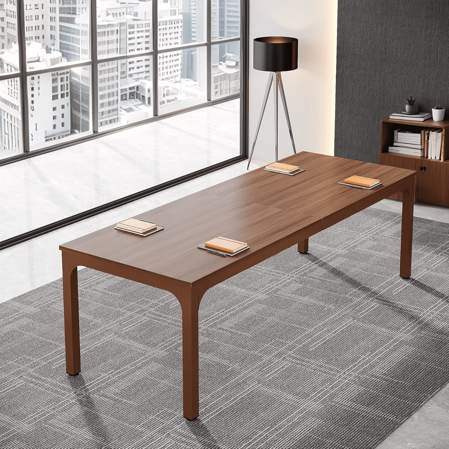Tribesigns Conference Table, 78.7 Inche Rectangle Meeting Table, Large ...