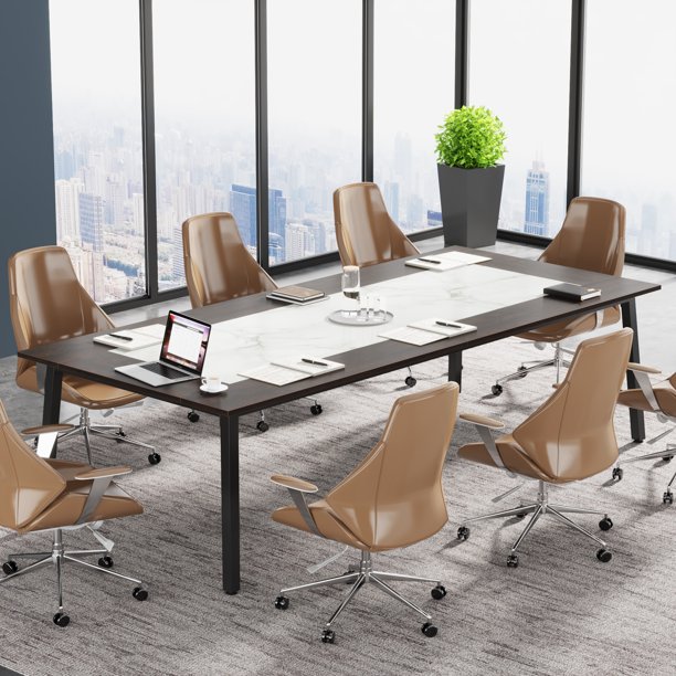 Tribesigns Conference Table, 78.74-Inch Executive Desk Meeting Room ...