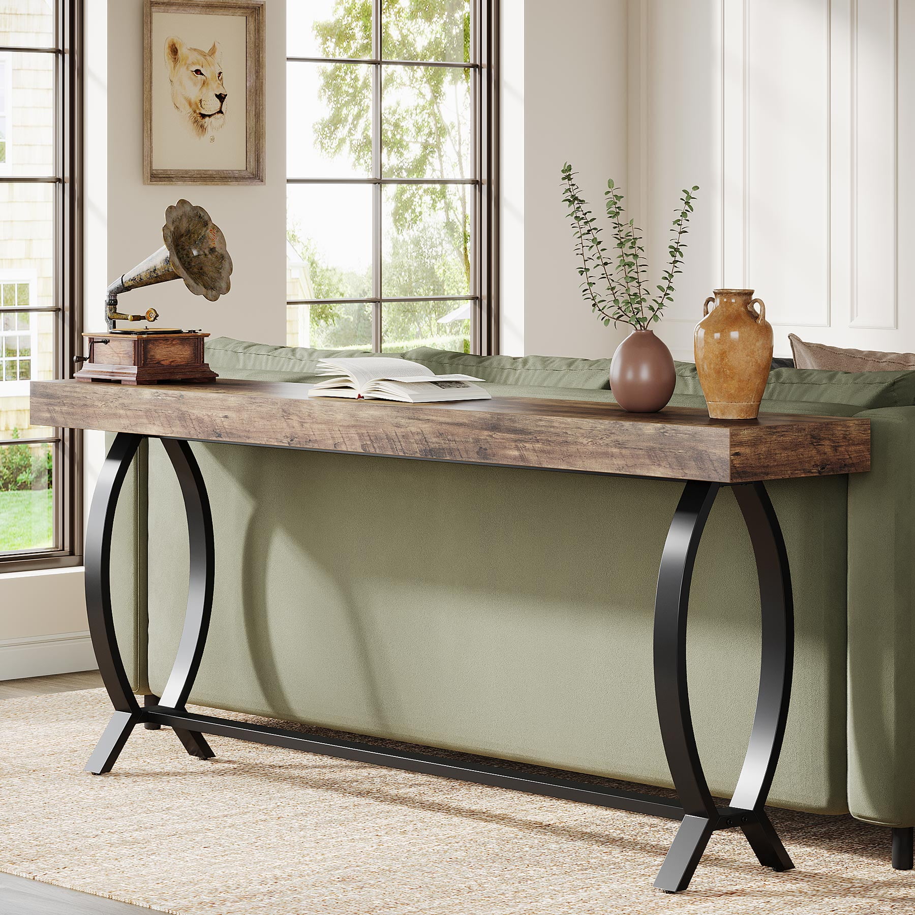 Tribesigns Console Foyer Table: 70.87-Inch Long Entryway Entry Table ...