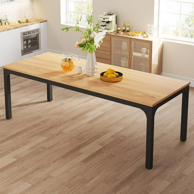 Tribesigns Dining Table for 6-8 Person, 78 inch Long Rectangular ...