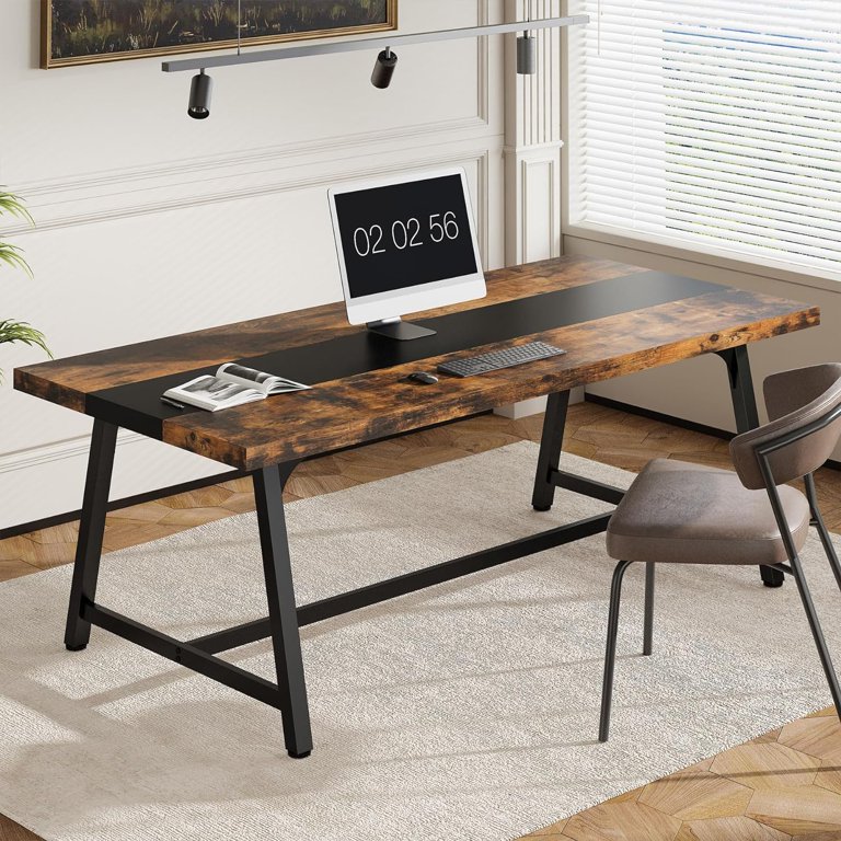 Tribesigns Desk Tribesigns 63 Inch Executive Desk, Large Home Office