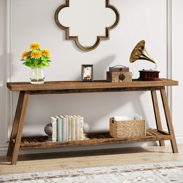 Tribesigns Farmhouse Console Table, 70.9 inches Extra Long Console ...