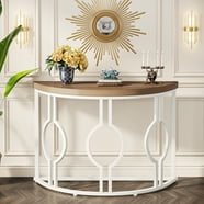 Winsome Wood Concord Half Moon Console Table, Walnut Finish - Walmart.com