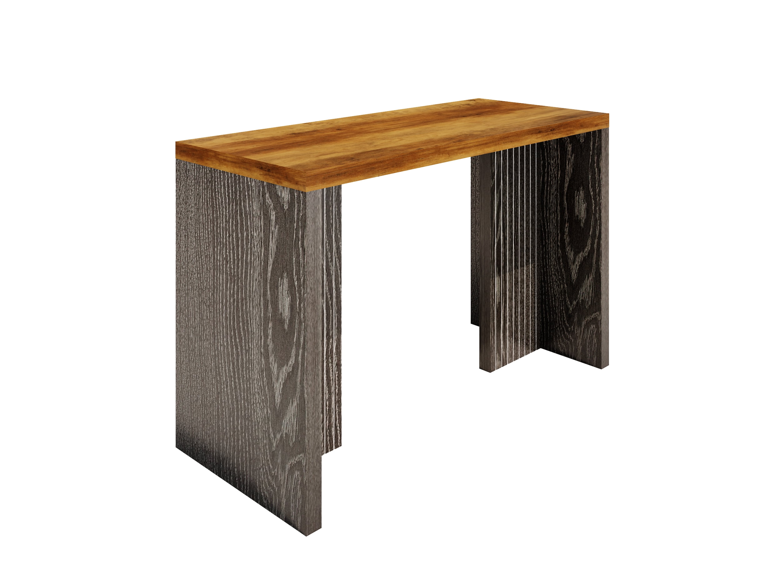 Tribesigns Home Bar Unit, 55.12-Inch Bar Table with a Faux Marble ...